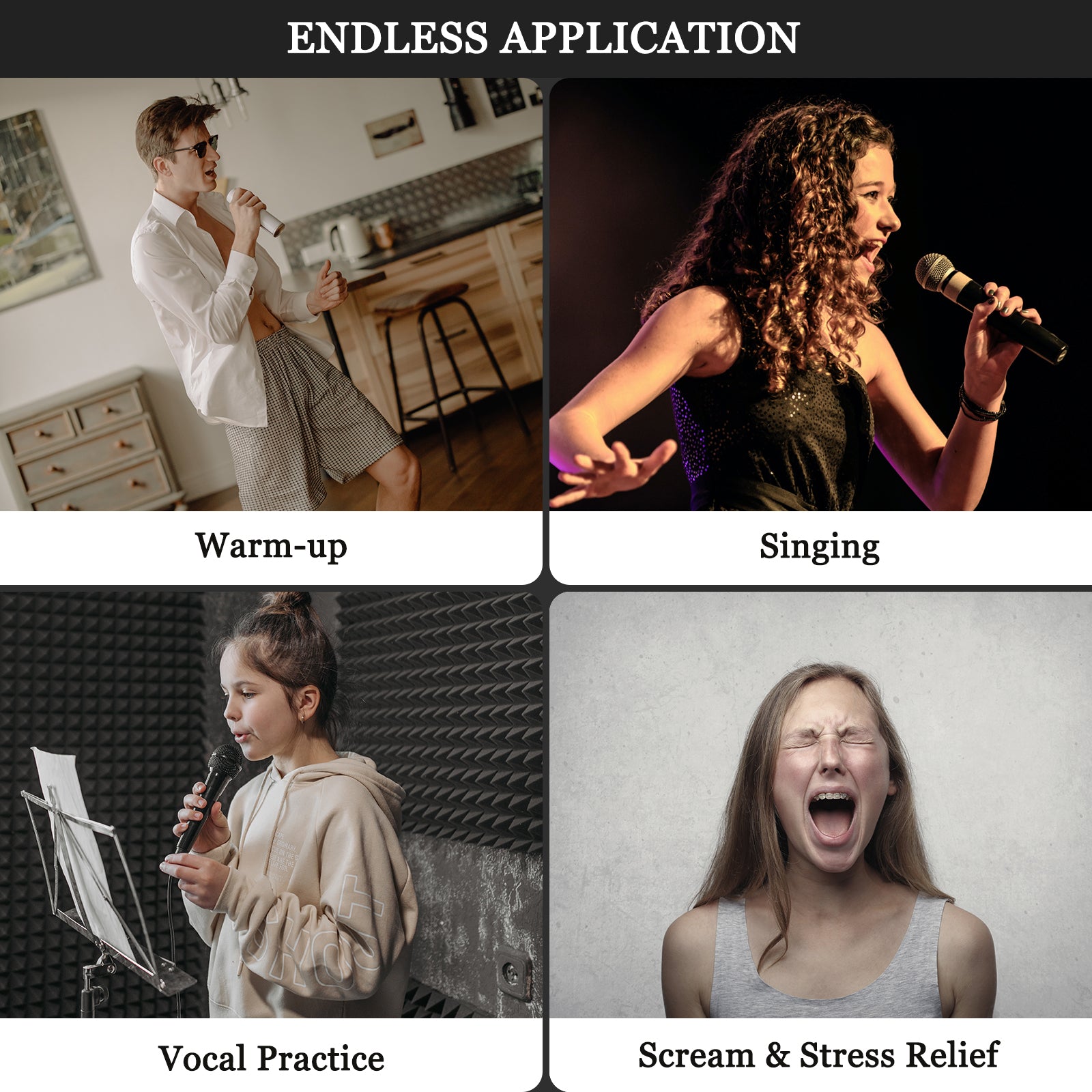 TroyStudio Vocal Dampener - Voice Silencer for Singing Practice, Warm ...