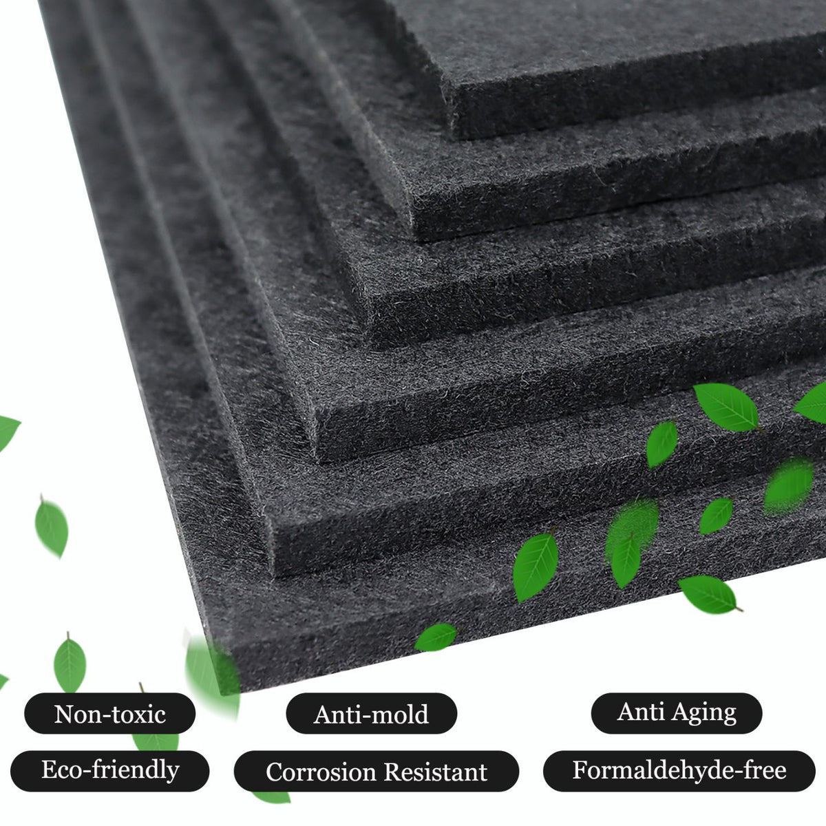 High Density Acoustic Absorption Panel - Pack of 6, Two Sizes for Choo ...