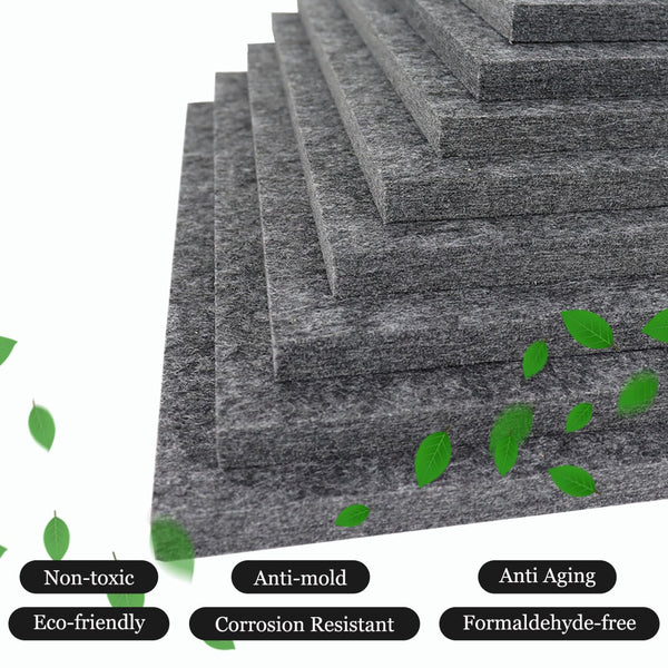 Thickened Sound Absorbing Panels - 12 Pack 12 X 12 X 0.5 Inches Dense ...