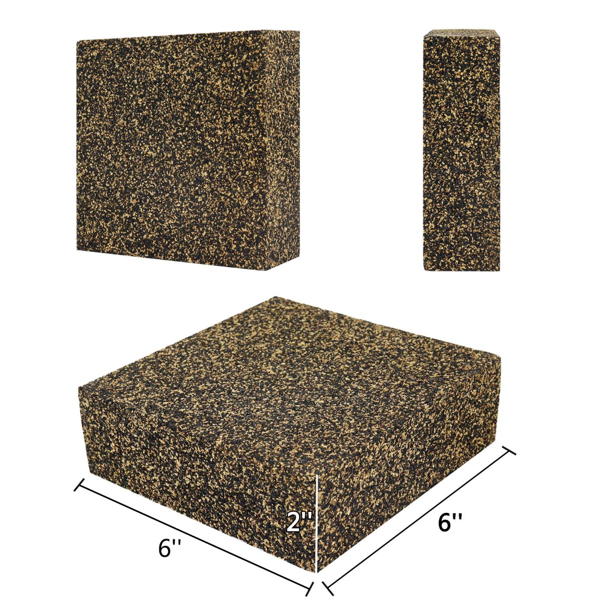 Anti Vibration Isolation Pads - Rubber & Cork Pad - 2 Sizes for Choosi ...