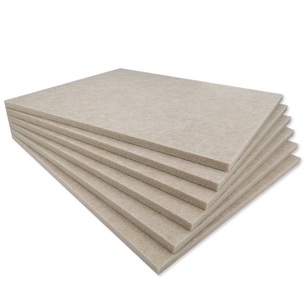 Dense Thickened Polyester Fiber Acoustic Panel - Pack of 6, Two Sizes ...