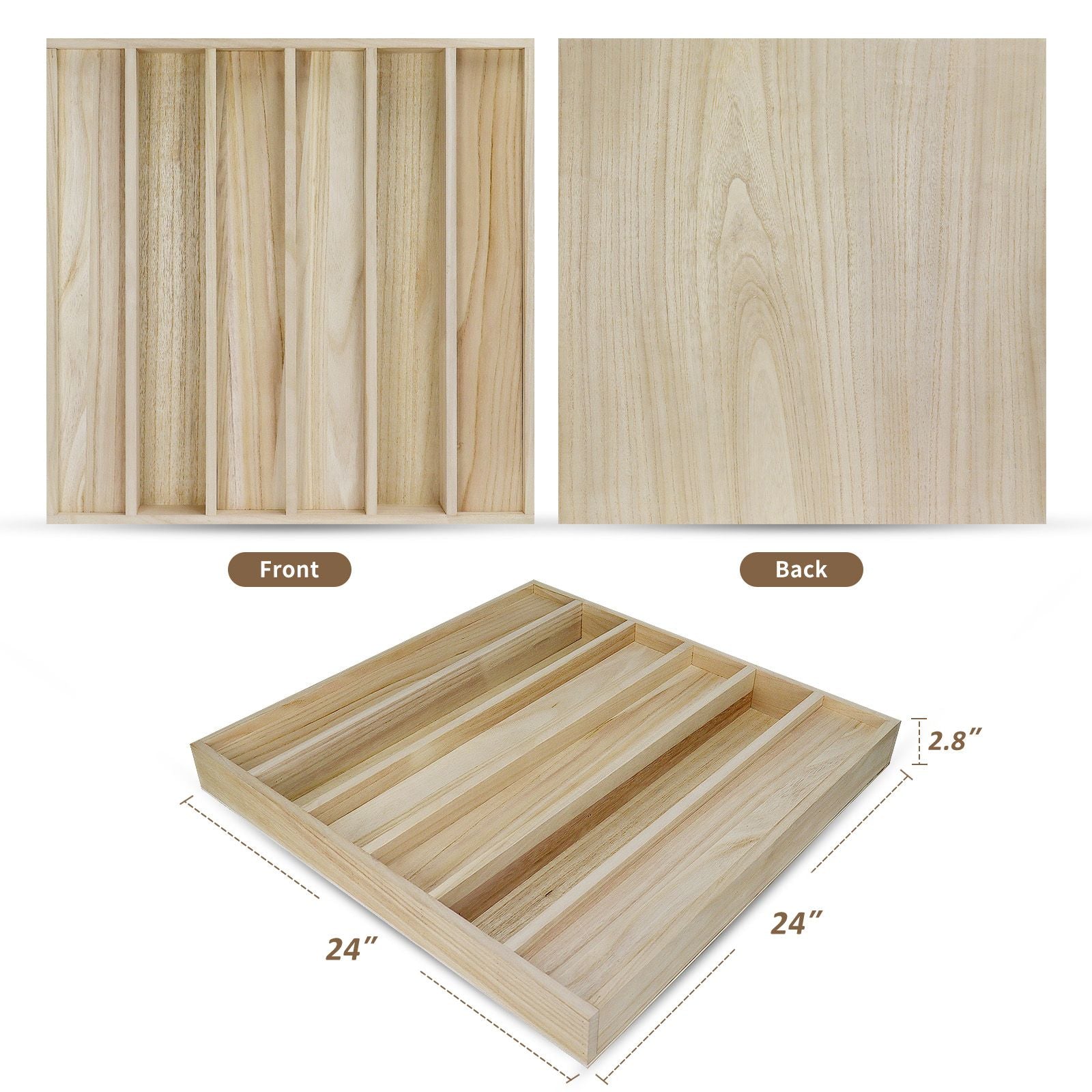24 X 24 X 2.8 Inches Wood Sound diffuser - Quadratic Residue - Two Pat ...